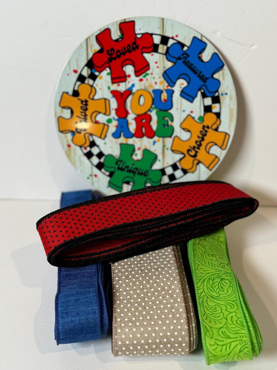 #648 Autism Sign and Ribbon Bundle – Dor Designs