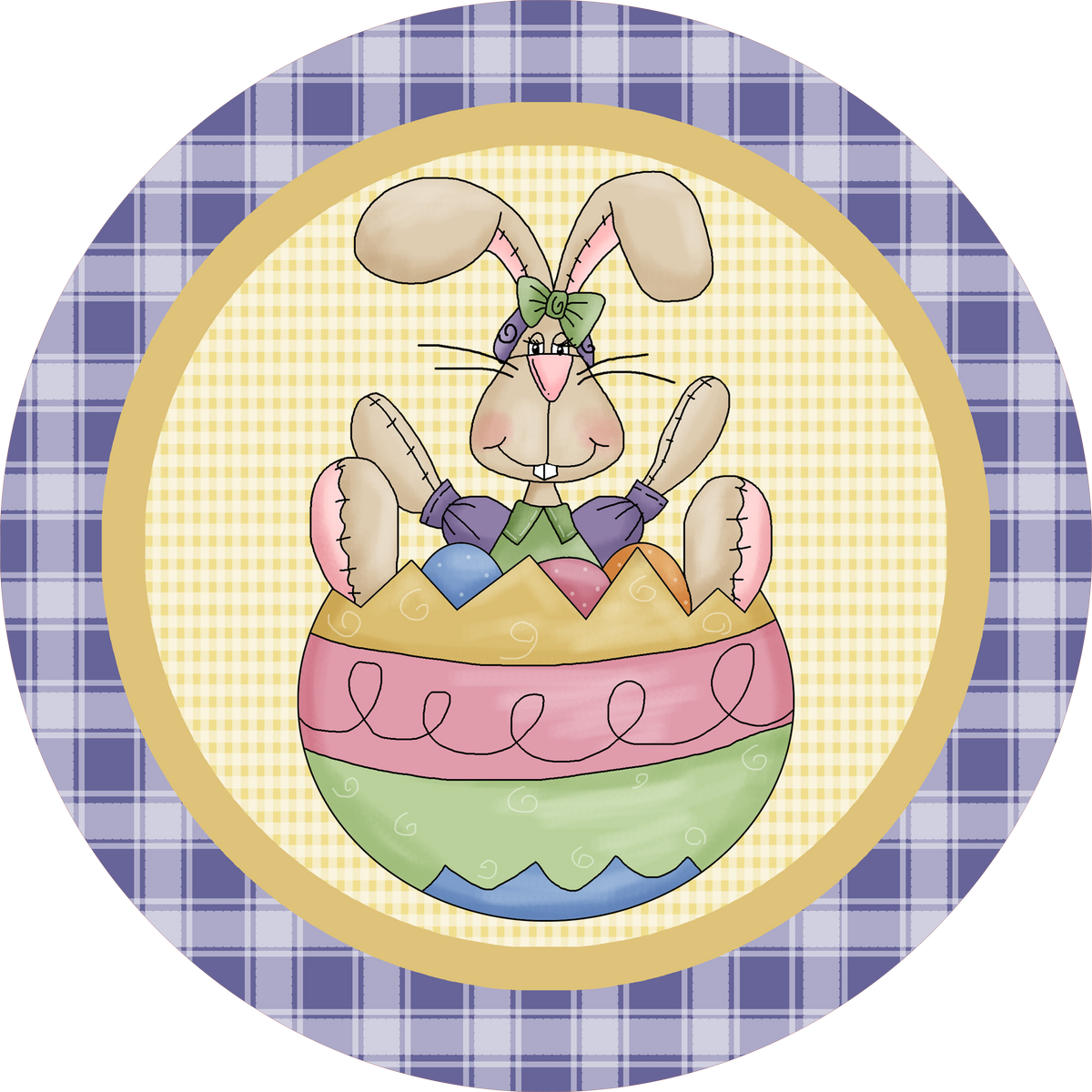 Bunny Design, Whimsical Bunny, Spring Easter Design, Wreath Center, Wr ...