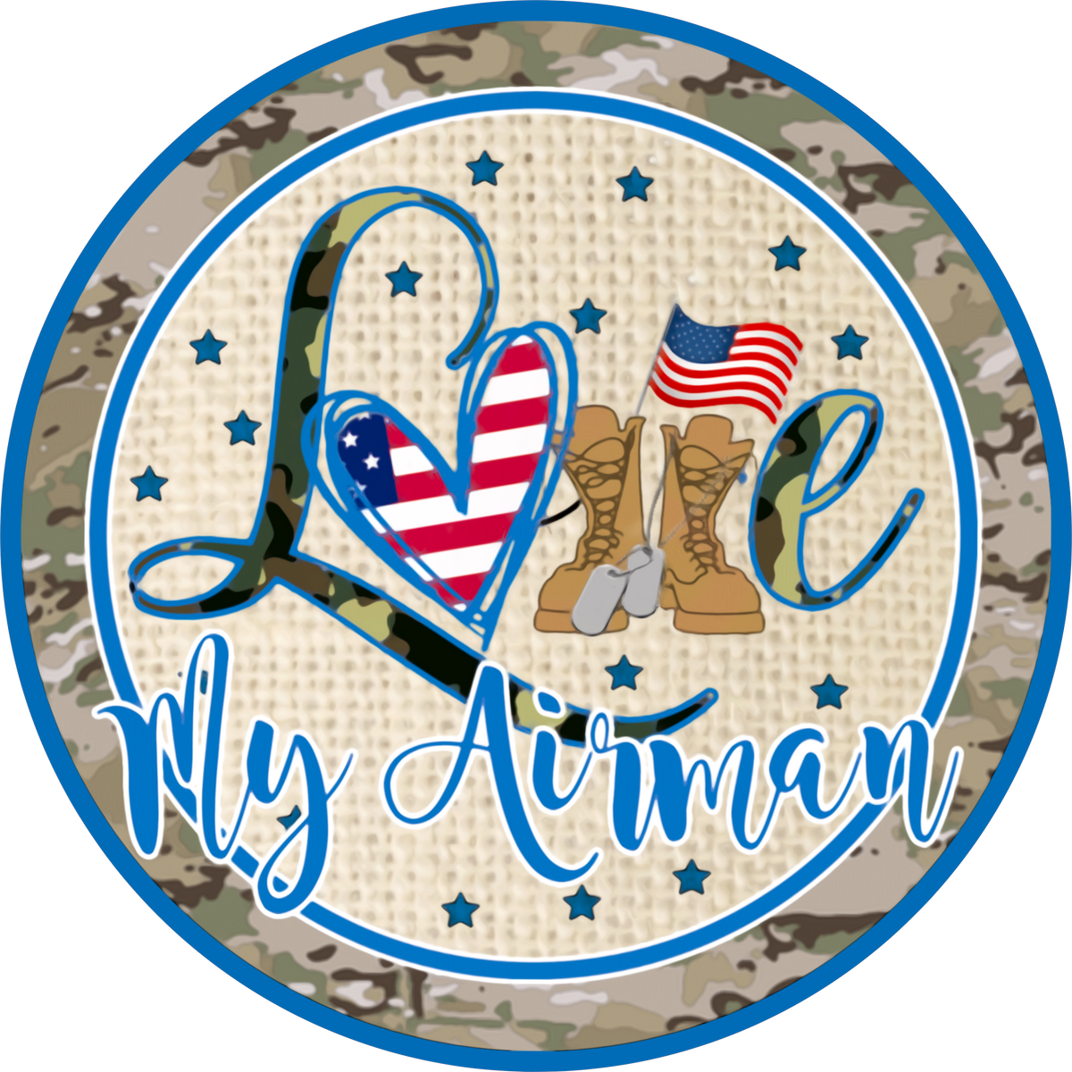 Patriotic Sign, Love My Airman, American Flags, Wreath Center, Wreath ...